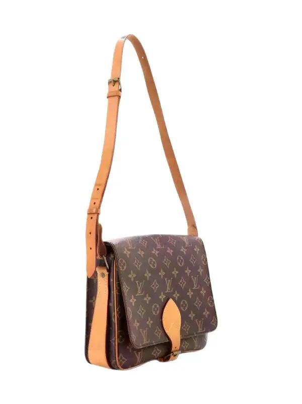 LOUIS VUITTON Cartouchiere Monogram Canvas Gm Bag - Brown
