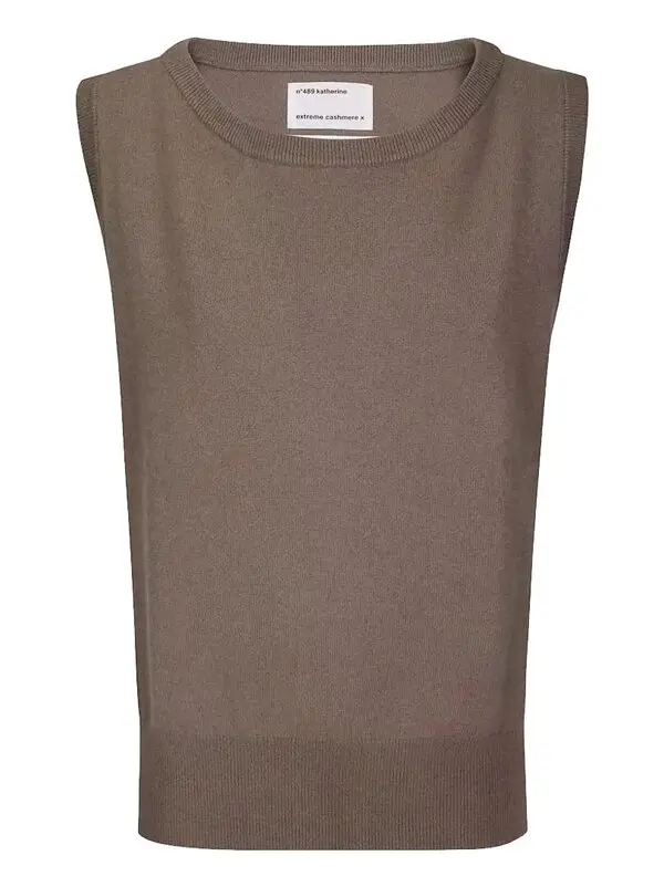 Extreme Cashmere Katherine Knitted Vest - Brown
