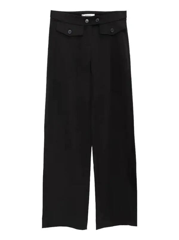 Gimaguas Pili Mid-rise Trousers - Black