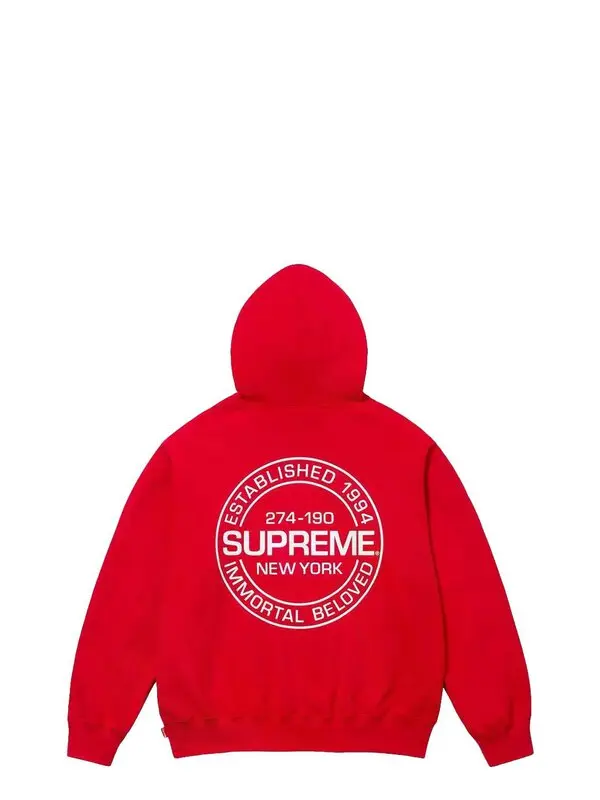 Supreme Immortal Logo-print Hoodie - Red