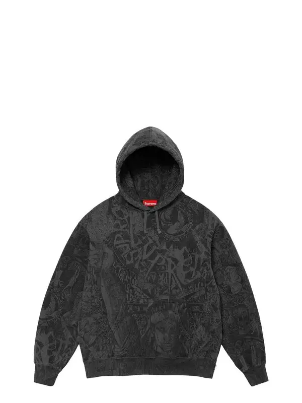 Supreme Liberty Print Hoodie - Black
