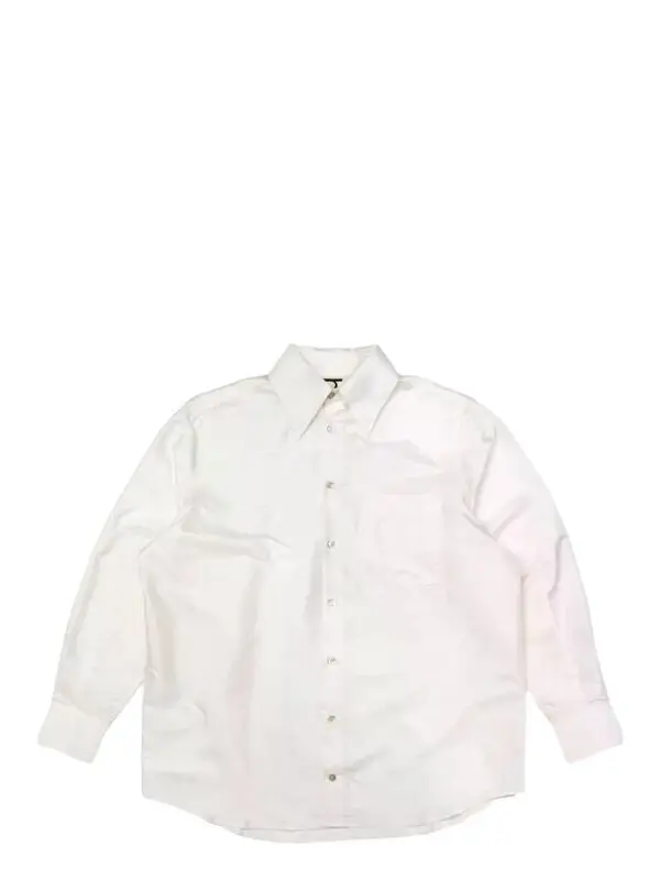 HAI Franco Shirt Ivory Slub Texture Button-down - Neutrals