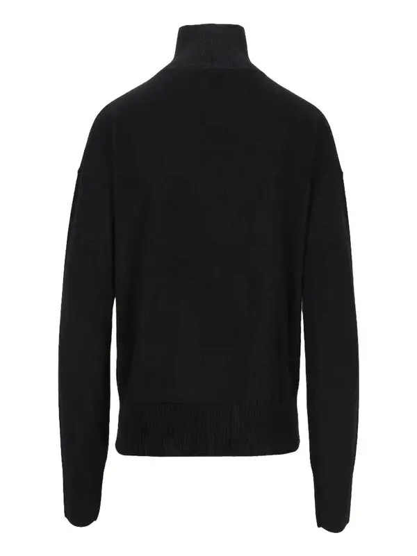 Barena Venezia High-neck Button-up Sweater - Black