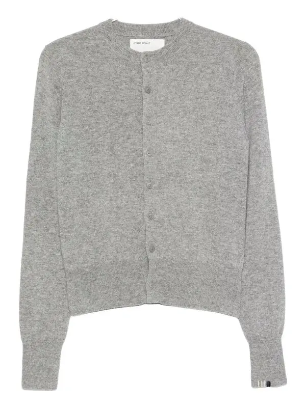 Extreme Cashmere Button-up Cardigan - Grey