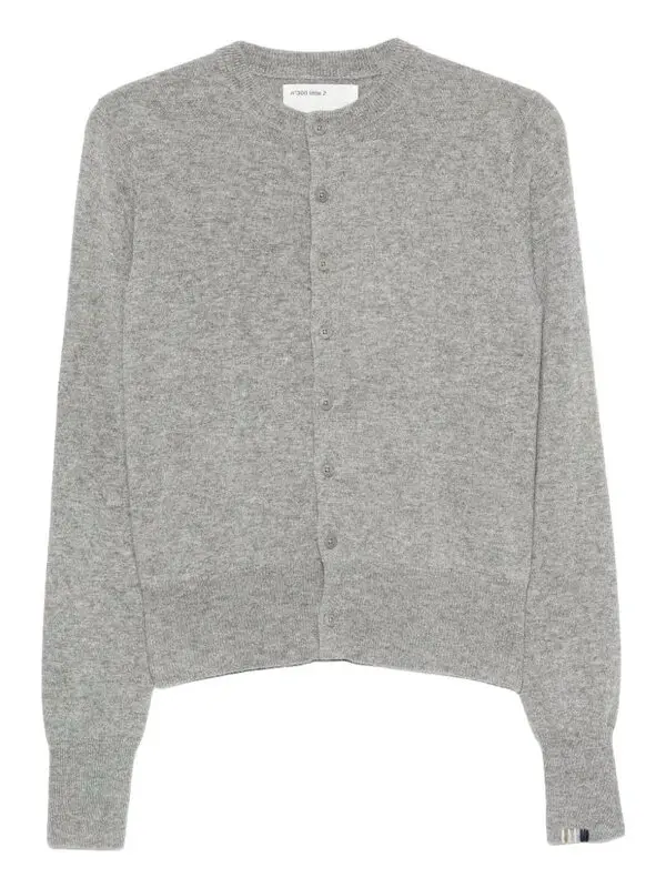 Extreme Cashmere Button-up Cardigan - Grey