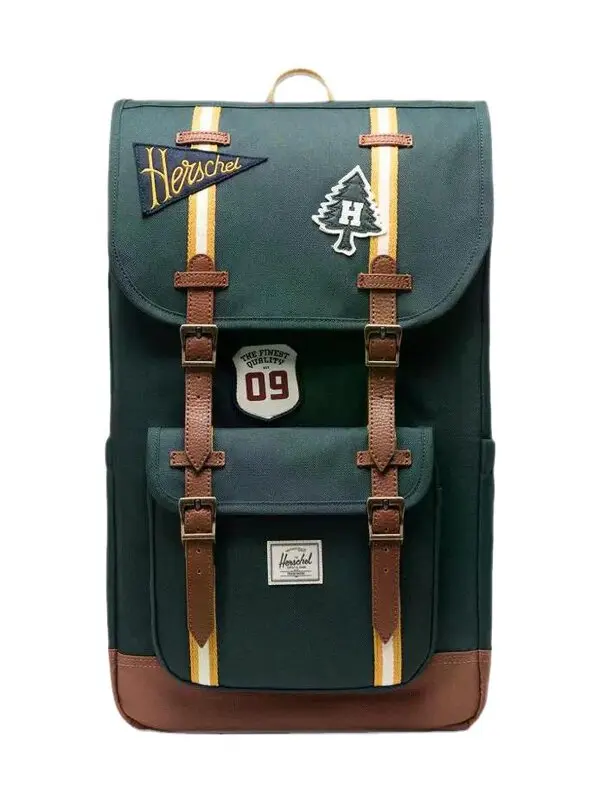 Herschel Supply Co. Little America Patch-detail Backpack - Green