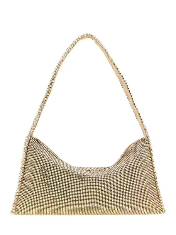 Benedetta Bruzziches Your Best Friend La Grande Rhinestone-embellished Shoulder Bag - Gold