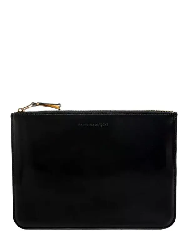 Comme Des Garçons Leather Pouch - Black