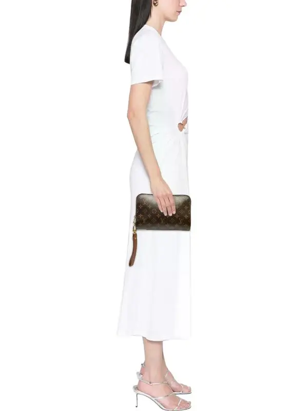 LOUIS VUITTON 2014 Monogram Orsay Clutch Bag - Brown