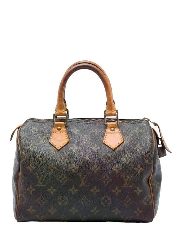 LOUIS VUITTON Monogram Speedy 25 Boston Bag - Brown