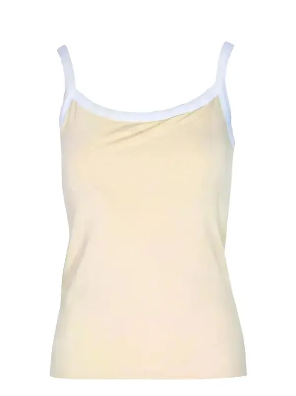 Dorothee Schumacher Sleeveless Top With Contrast Trim - Neutrals