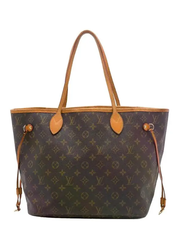 LOUIS VUITTON Monogram Neverfull Mm Tote Bag - Brown