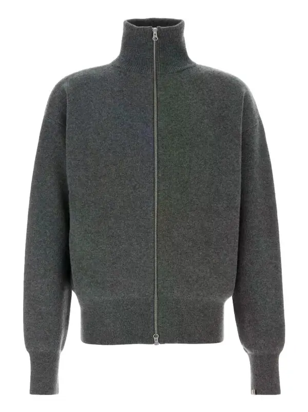 Extreme Cashmere N°319 Cashmere Zip-up Cardigan - Grey