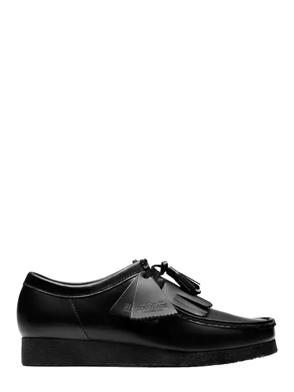 Clarks Wallabee Tassel Detail Boots - Black