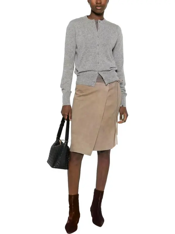 Extreme Cashmere Little 2 Button-fastening Long-sleeve Cardigan - Grey