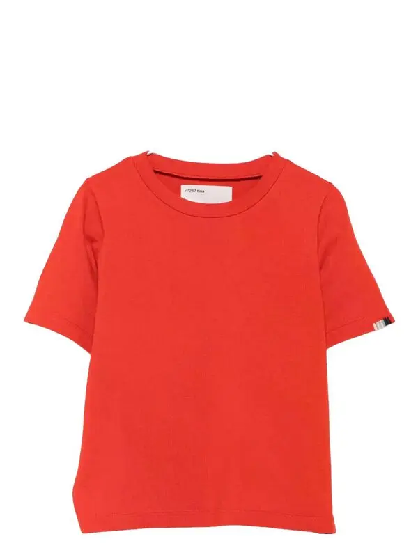 Extreme Cashmere Tina Cropped Short-sleeve T-shirt - Red