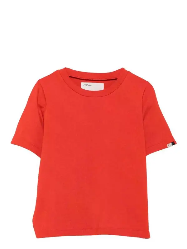 Extreme Cashmere Tina Cropped T-shirt - Red