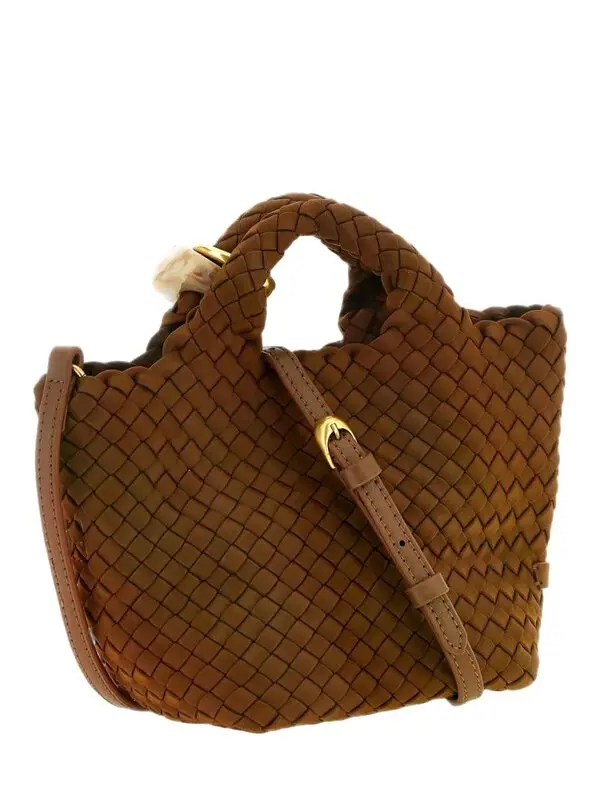 NAGHEDI Petit St. Barths Woven Tote Bag - Brown