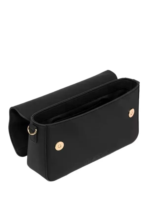 Moschino Logo-plaque Shoulder Bag - Black