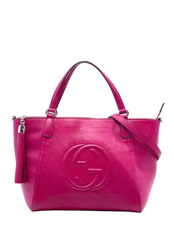 Gucci Soho Calfskin Satchel - Pink