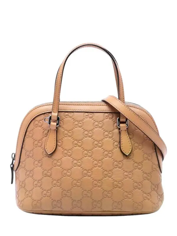 Gucci 2016-2026 Mini Guccissima Dome Satchel - Brown