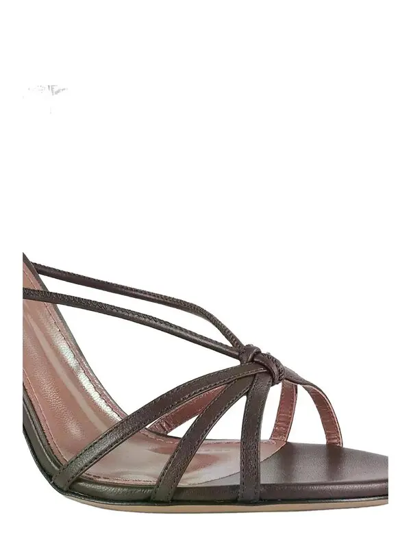 Paris Texas Bianca Strappy Sandals - Brown