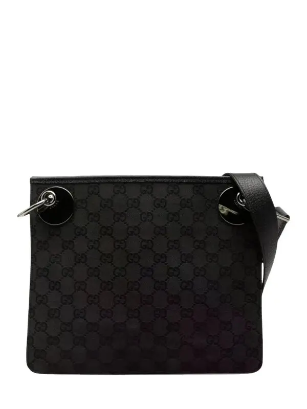Gucci 2000-2015 Gg Canvas Eclipse Crossbody Bag - Black