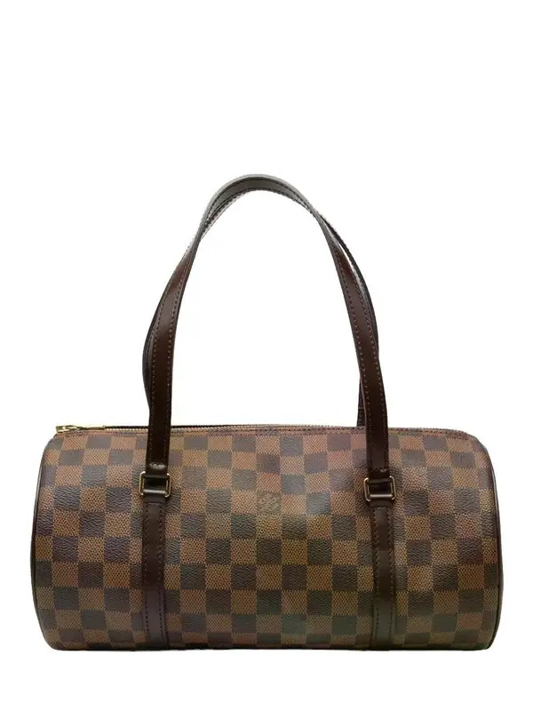LOUIS VUITTON 2008 Damier Ebene Papillon 30 Handbag - Brown
