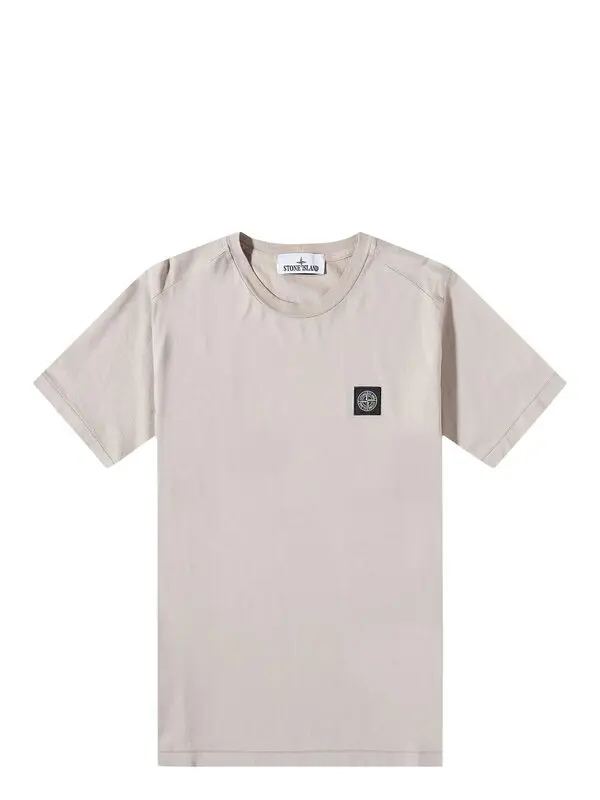 Stone Island Logo Patch T-shirt 'dove - Grey