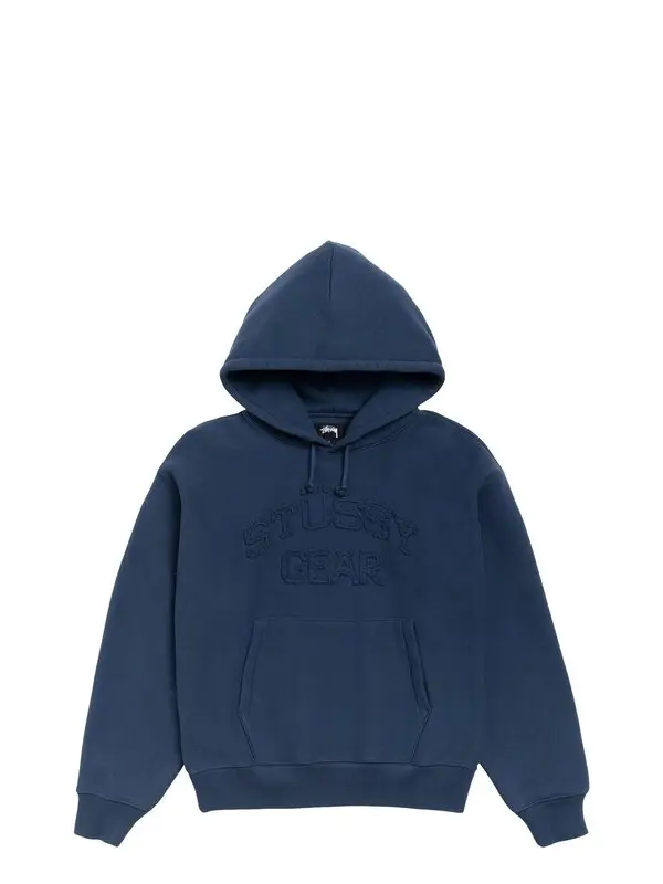 StÜssy Gear Applique Hoodie 'navy - Blue