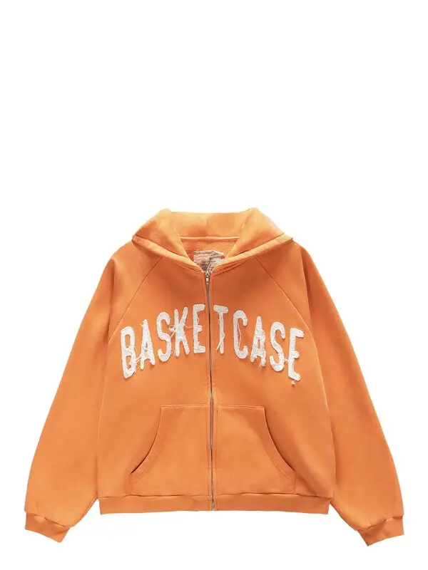 BASKETCASE Dweller Zip Up Hoodie - Orange