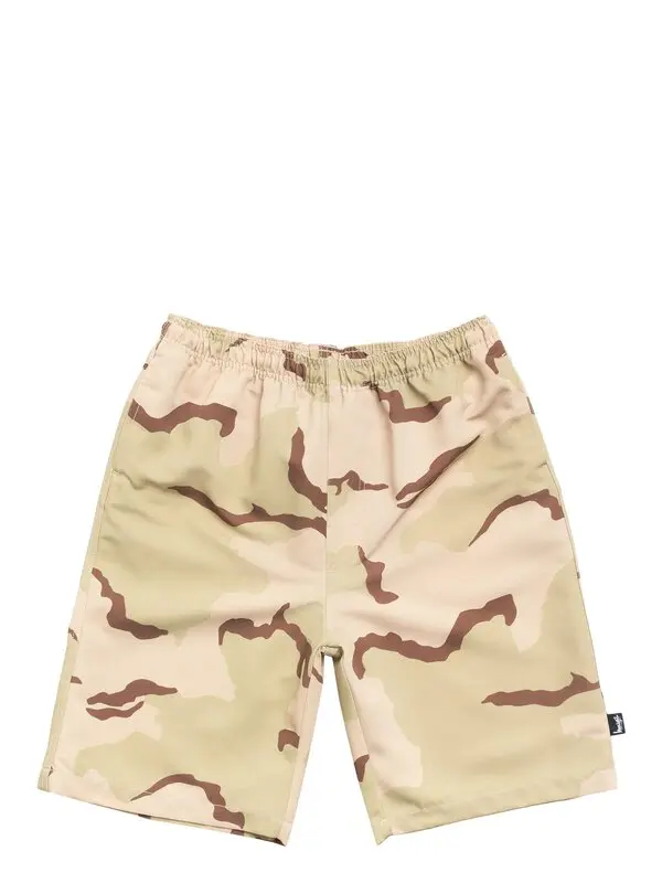 StÜssy Camouflage Baggy Beach Shorts - Tan