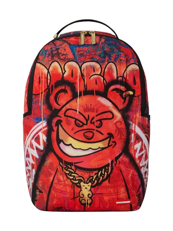 SPRAYGROUND Diablo Mural Fire Backpack - Red