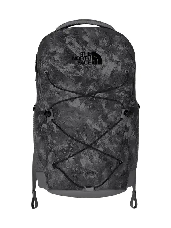The North Face Jester Backpack 'tnf Chalk Texture Print/smoked Pearl - Black