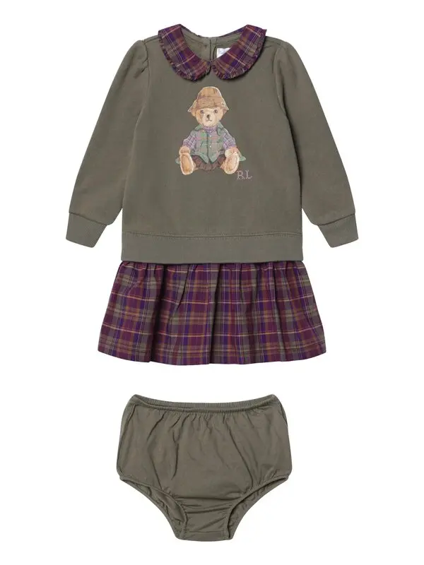 Polo Ralph Lauren Two-piece Set With Culotte - Green