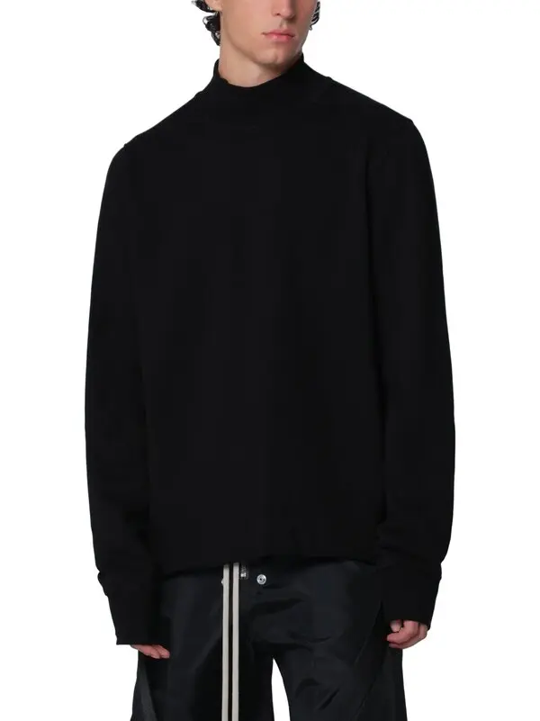 Rick Owens Sweatshirt In Cotton - Black