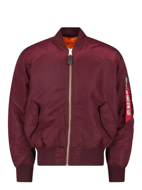 Alpha Industries Ma-1 Flight Bomber Jacket - Red