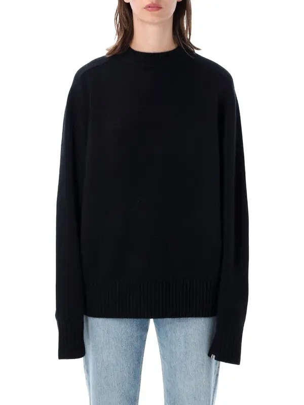 Extreme Cashmere Pure Cashmere Crewneck Sweater - Nero