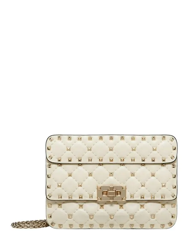 Valentino Garavani Rockstud Mini Shoulder Handbag - Lightivory