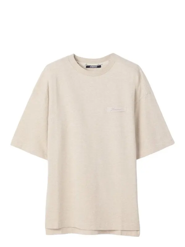 Jacquemus Ribbon Detail T-shirt - Lightbeige