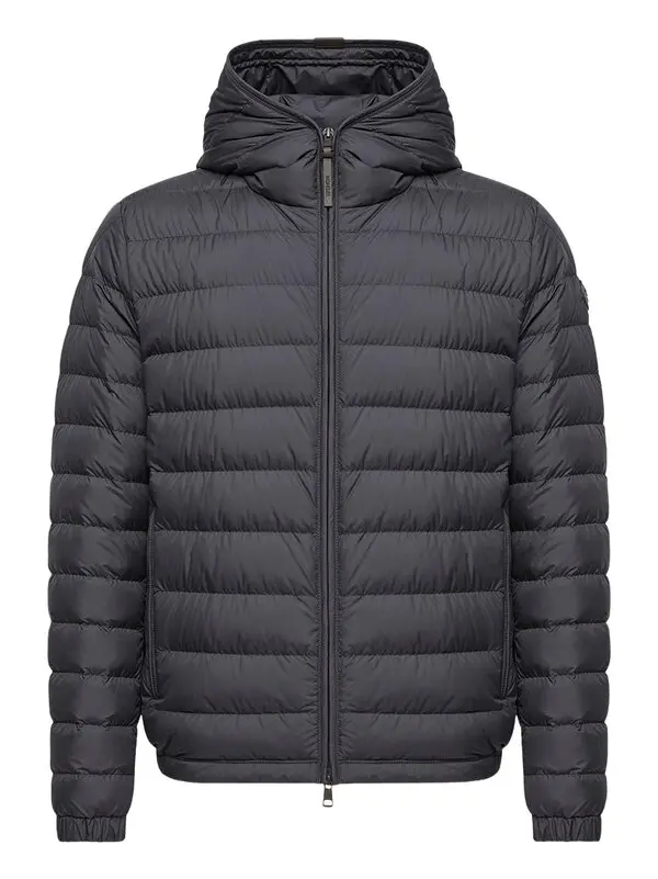 Moncler Solienn Quilted Hooded Down Jacket - Blue