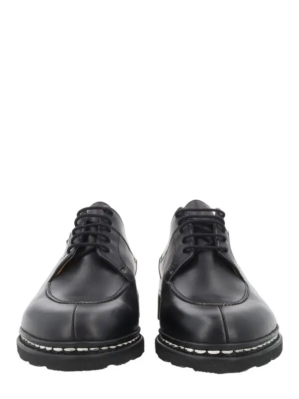 Paraboot Leather Derby Shoes - Black