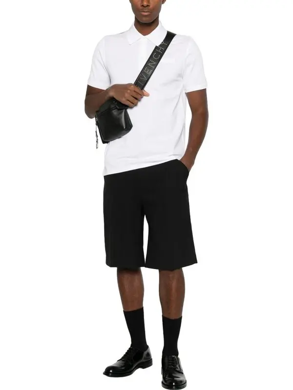 Givenchy Logo Cotton Polo Shirt - White