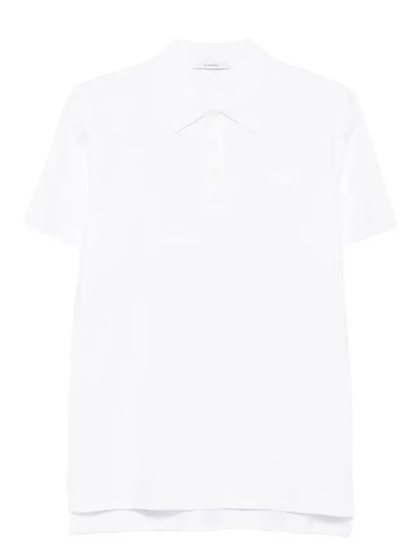 Givenchy Logo Cotton Polo Shirt - White