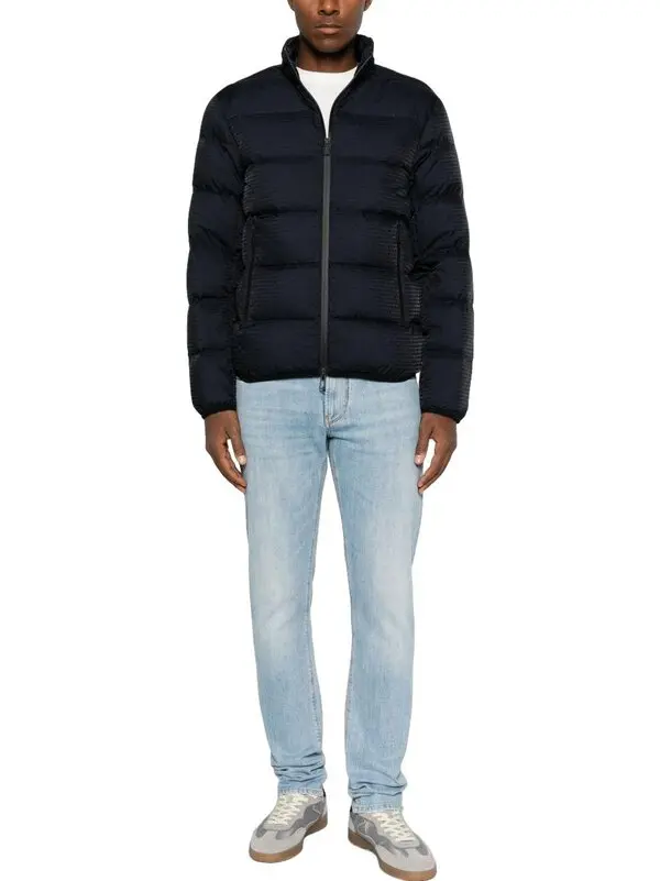 Emporio Armani Nylon Down Jacket - Blue