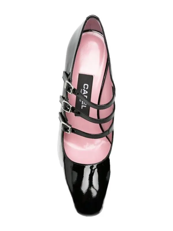 CAREL Keel Patent Leather Pumps - Black