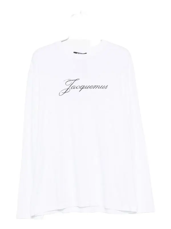Jacquemus Logo Cotton T-shirt - White