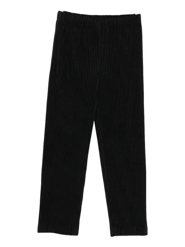 Issey Miyake Homme Plissé Pleated Trousers - Black