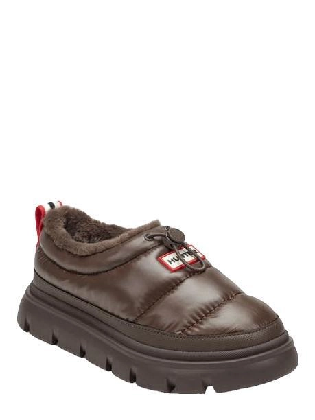 Hunter Madi Platform Puffer Slipper - Brown