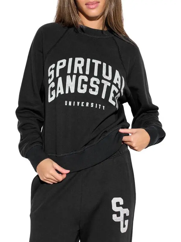 Spiritual Gangster University Graphic Sweatshirt - Black